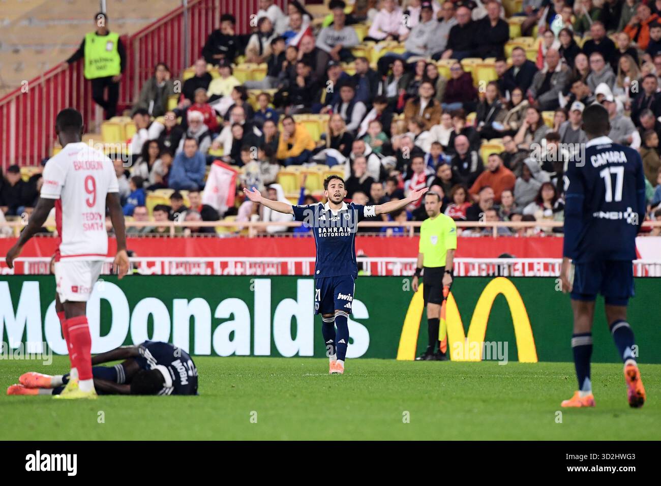 21 Maxime LOPEZ (pfc) during the Ligue 1 match between Monaco and Paris ...