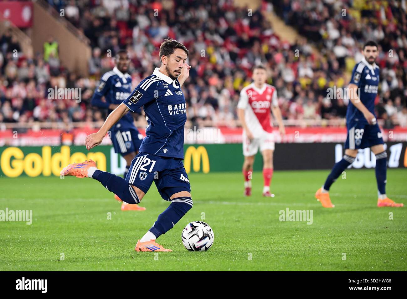 21 Maxime LOPEZ (pfc) during the Ligue 1 match between Monaco and Paris ...
