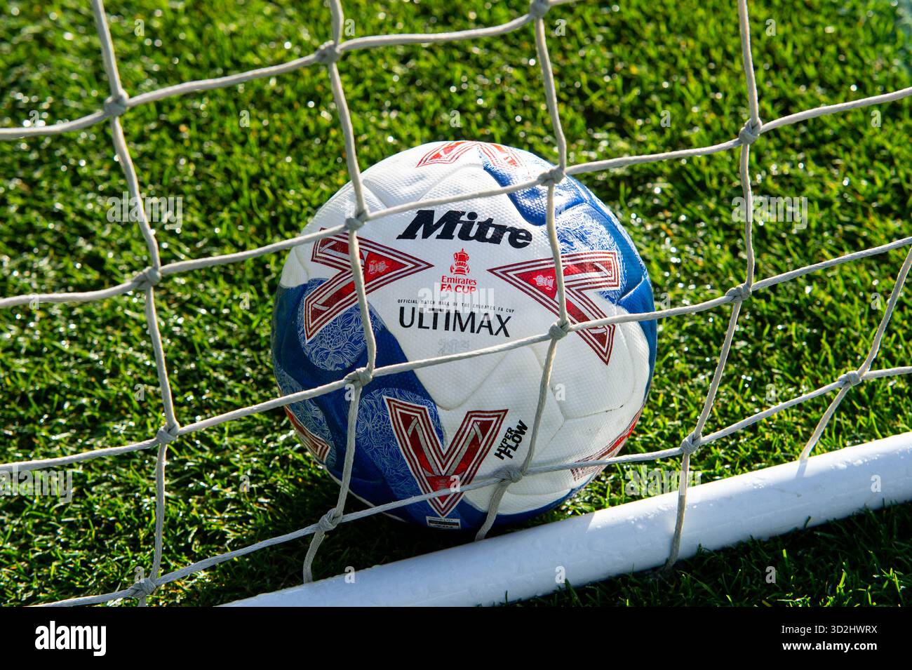 Boundary Park, Oldham, England, 1st November 2025 FA Cup match ball in ...