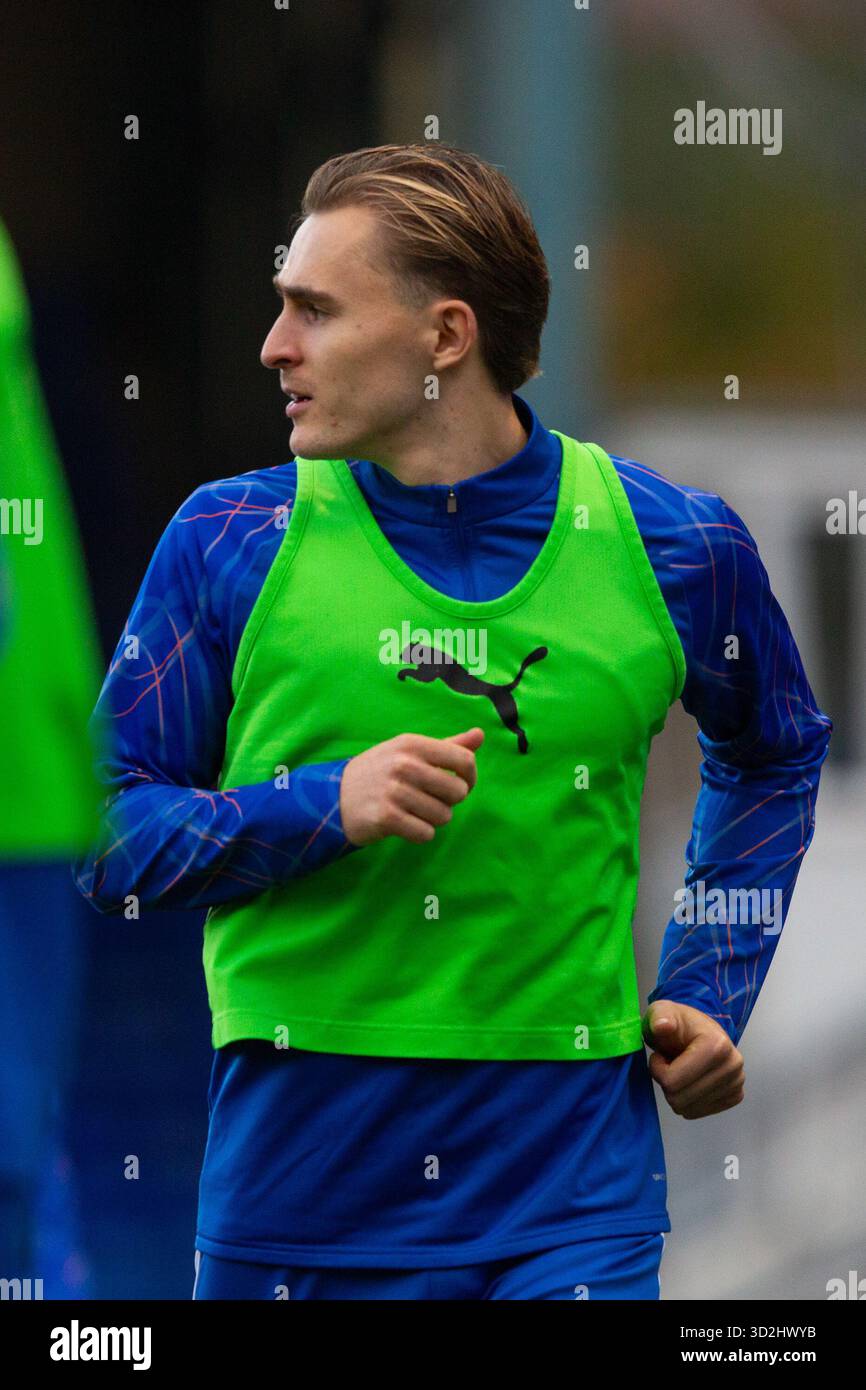 Boundary Park, Oldham, England, 1st November 2025 Headshot of Will ...