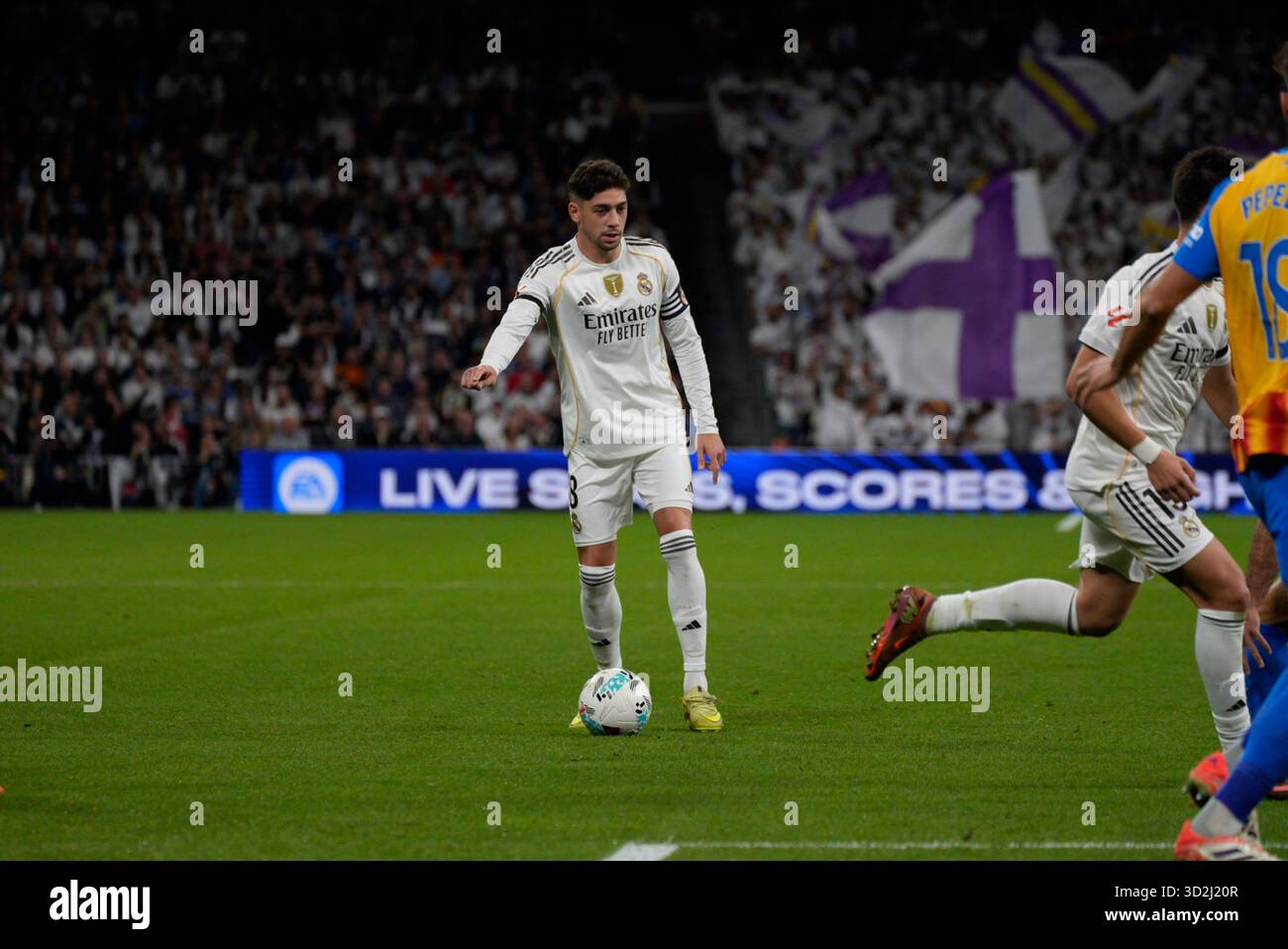 MADRID, SPAIN - NOVEMBER 1, 2025: Fede Valverde of Real Madrid during ...