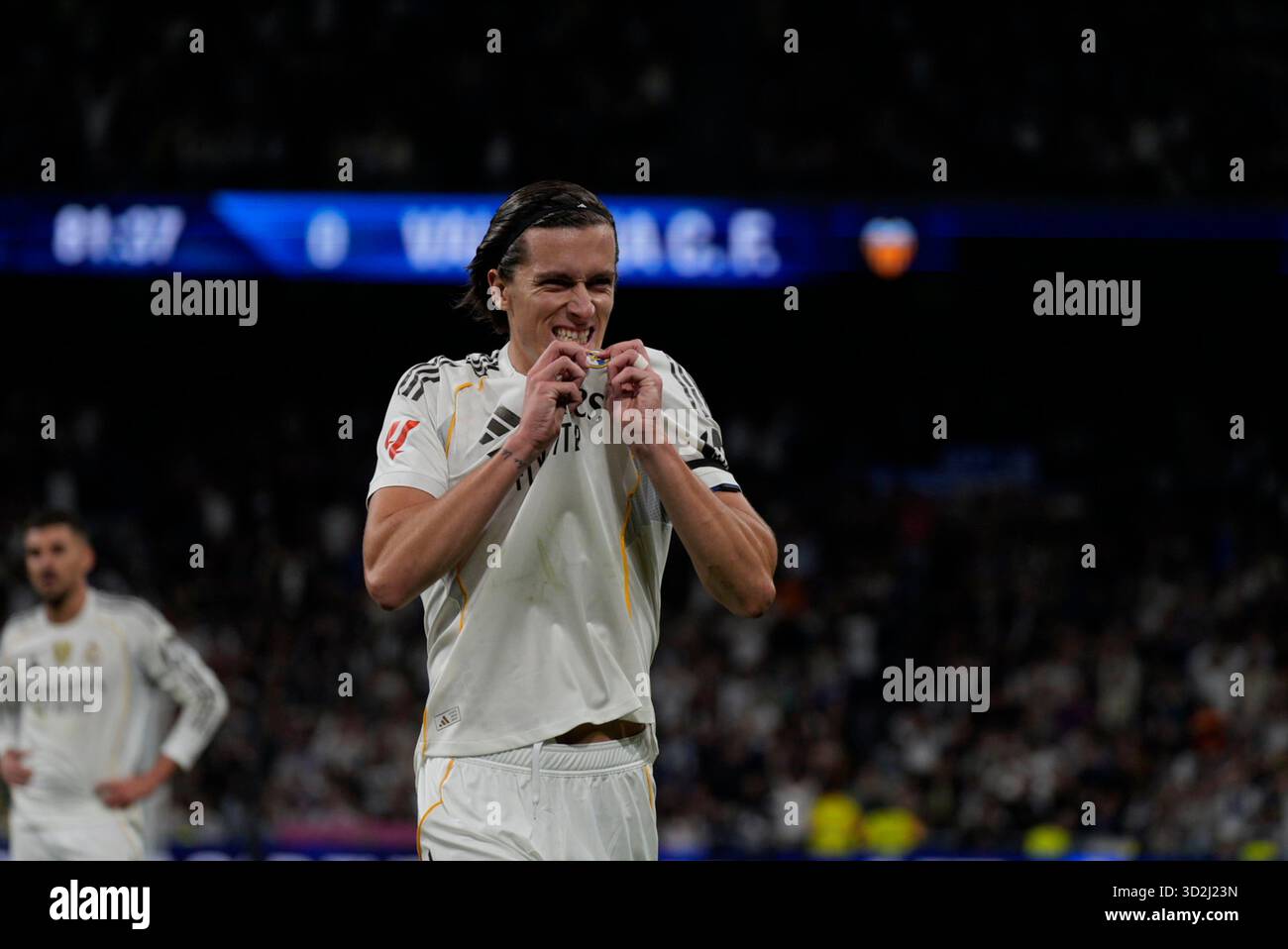 MADRID, SPAIN - NOVEMBER 1, 2025: of Real Madrid during LaLiga match ...