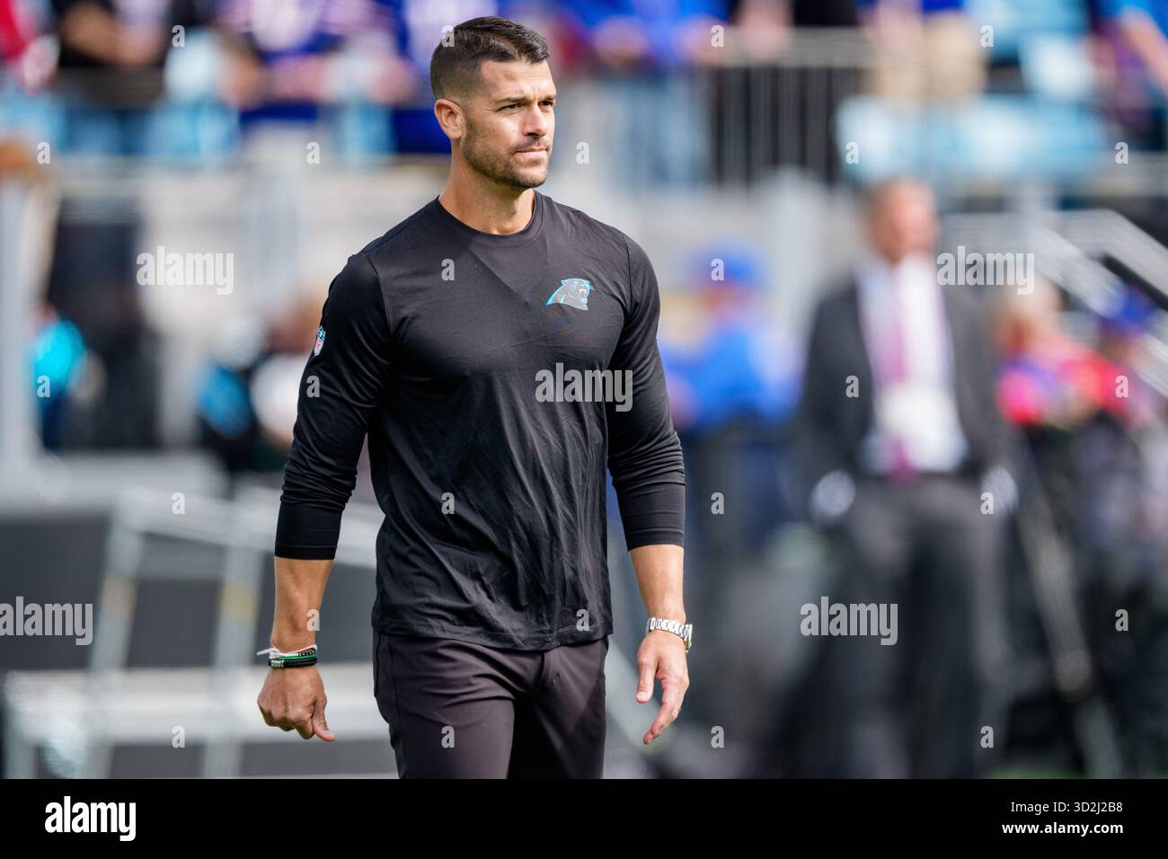 Carolina Panthers head coach Dave Canales looks on during an NFL ...