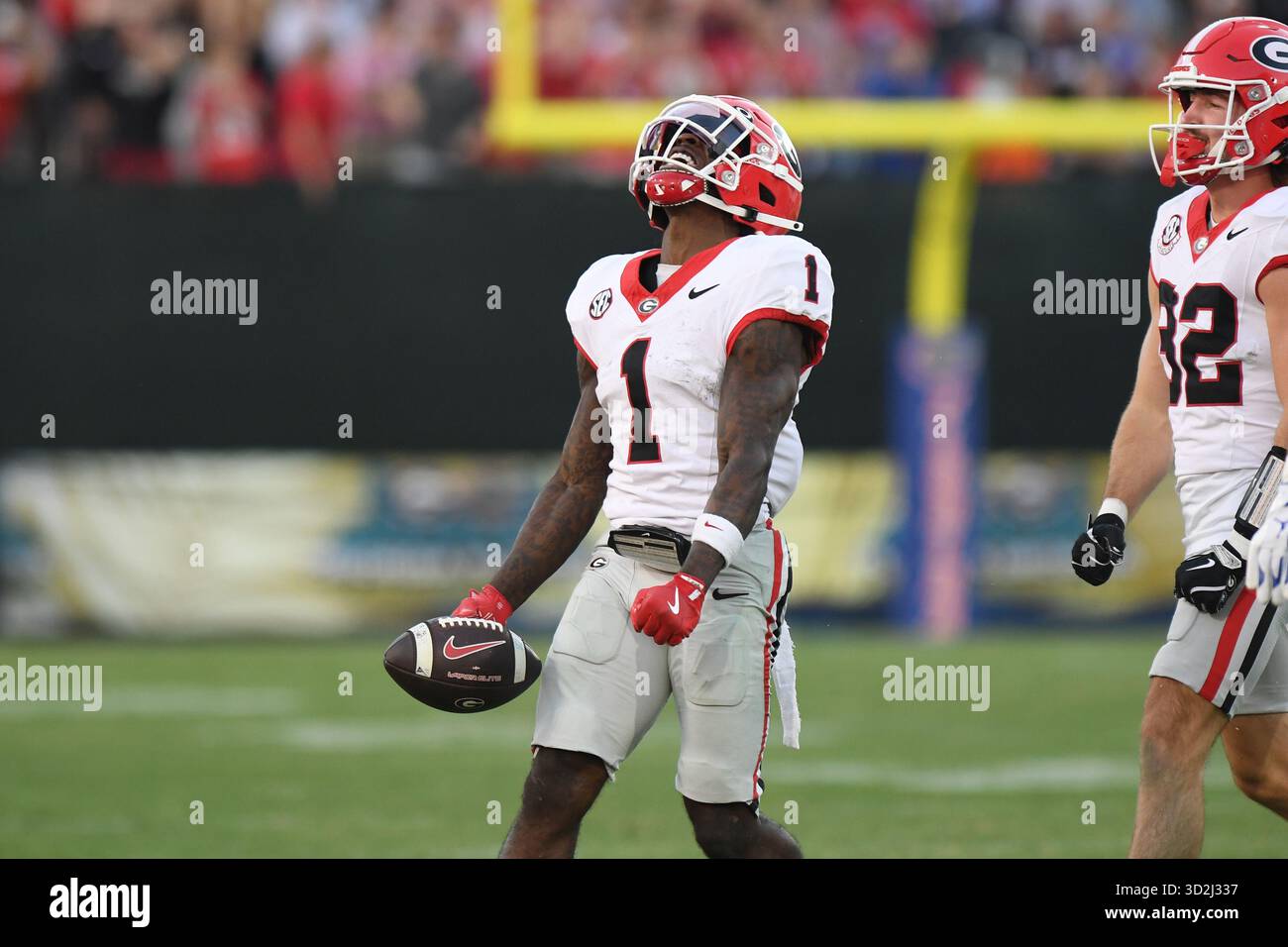 JACKSONVILLE, FL - NOVEMBER 01: Wide receiver Zachariah Branch #1 of ...