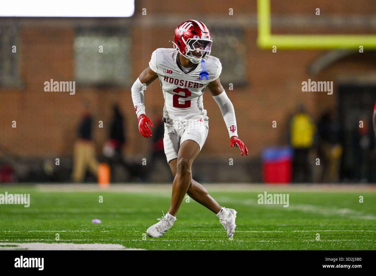 November 01, 2025: Indiana defensive back, Byron Baldwin Jr. (2) in ...