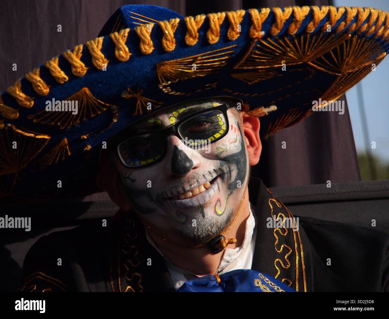 A male Catrina (Catrin) at a festival sponsored by the Mexican Embassy ...