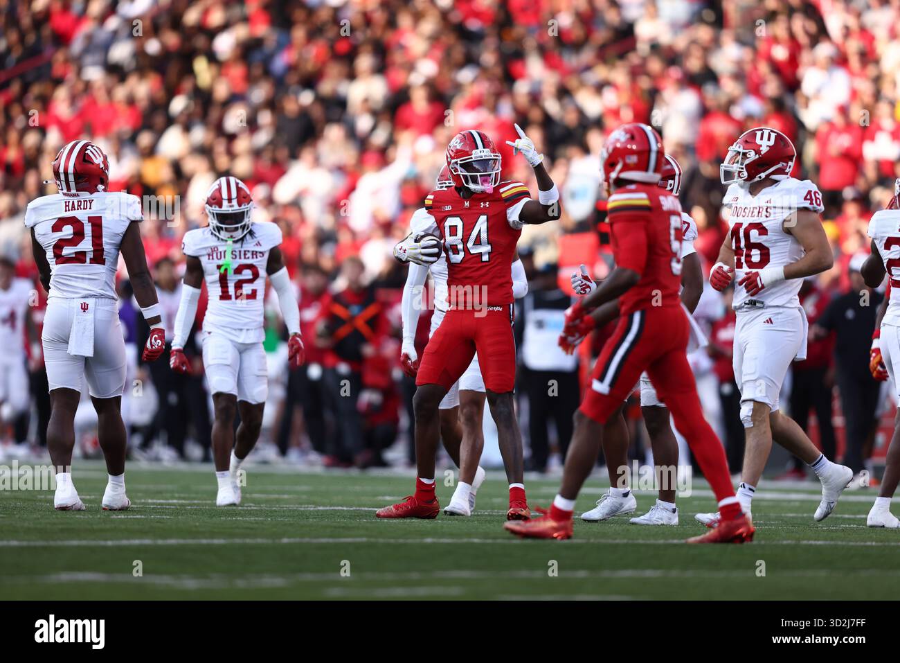 College Park, MD: Maryland Terrapins wide receiver Kaleb Webb (84 ...