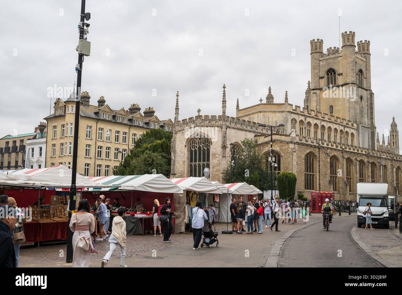 Tourist walk through Cambridge town, UK Stock Photo - Alamy