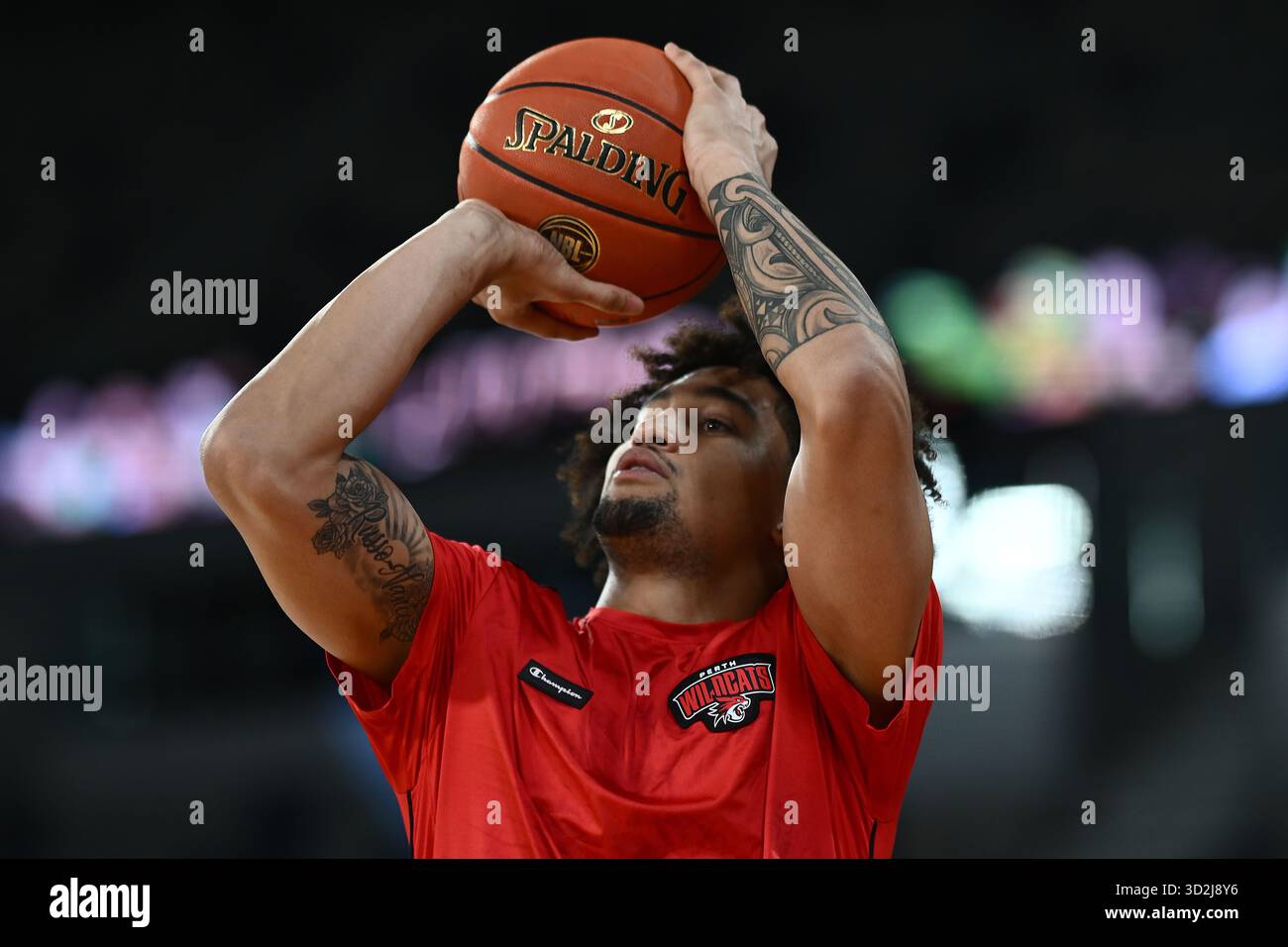 Dontae Russo-Nance of the Wildcats during the NBL Round 7 match between ...