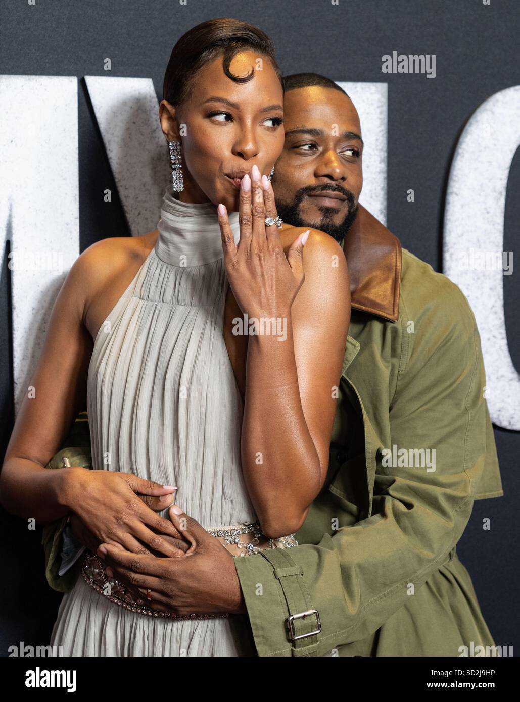 Kasmere Trice Stanfield wearing dress Fete by Rachel and LaKeith ...