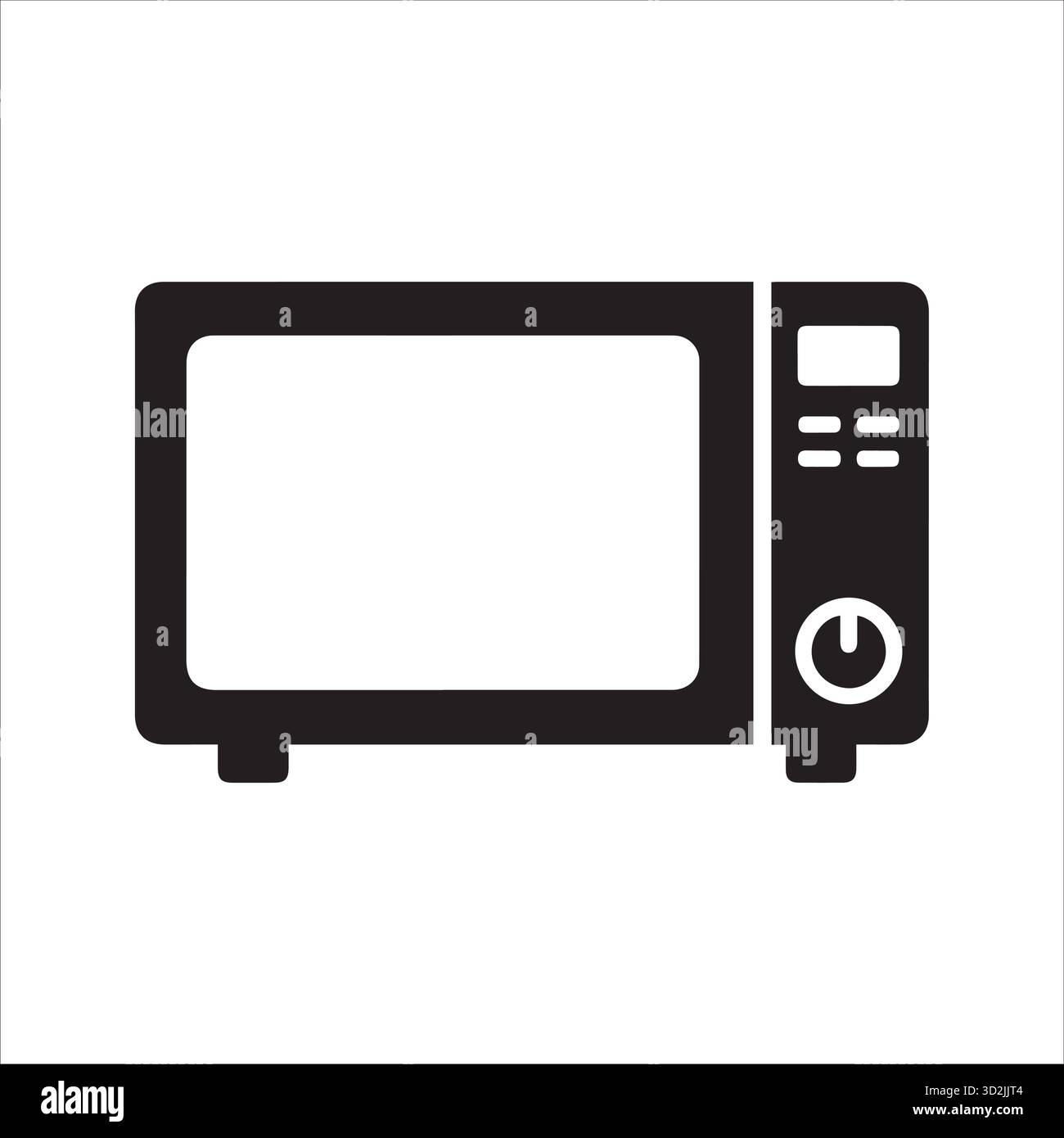 Microwave Oven with Digital Display and Control Panel, Compact Kitchen ...
