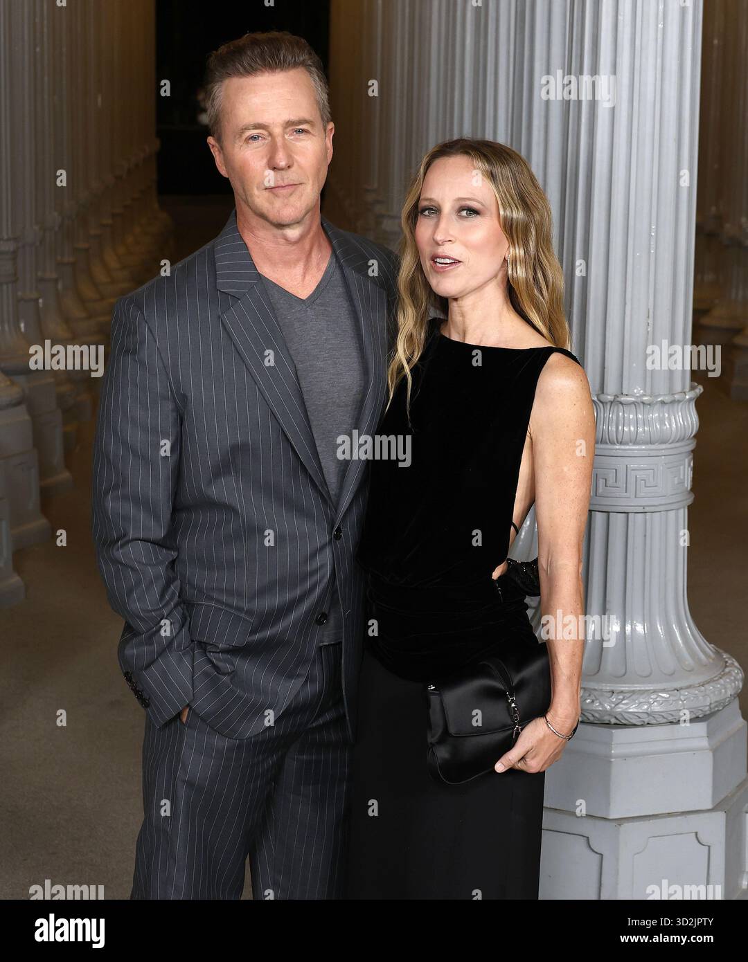 Los Angeles, USA. 01st Nov, 2025. Edward Norton, Shauna Robertson ...