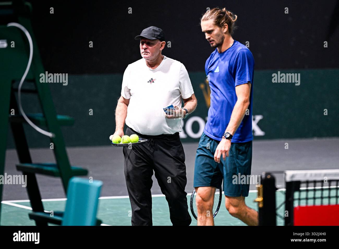 Alexander Mikhailovitch Zverev Sr father and coach of Alexander Sascha ...