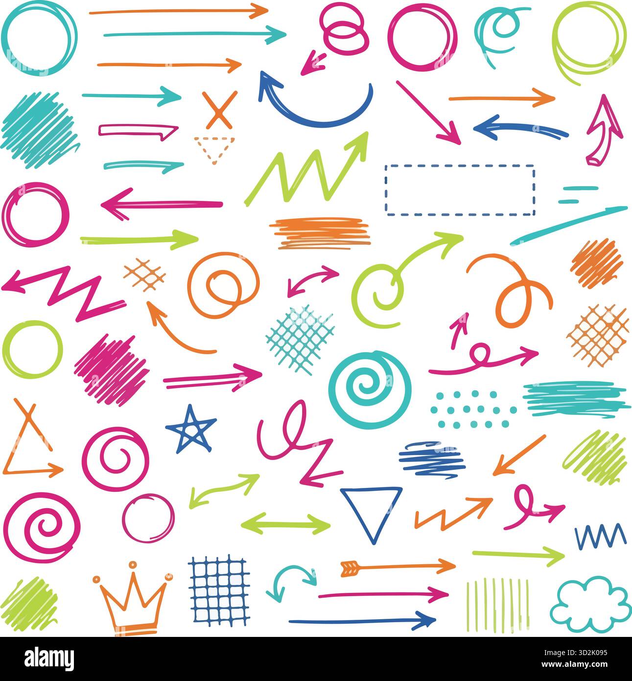 Pastel background scrapbook elements Cut Out Stock Images & Pictures ...