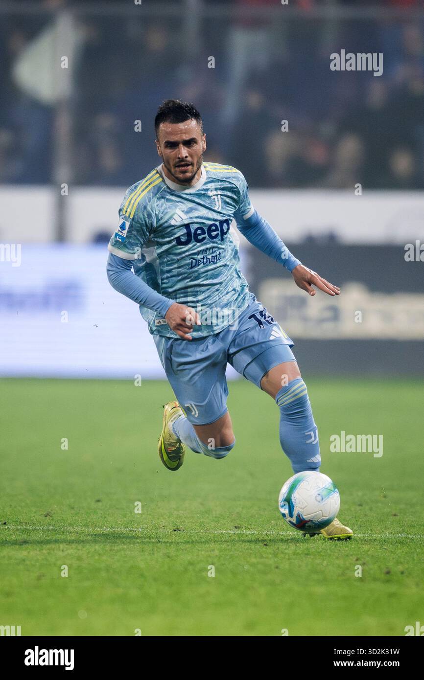 Filip Kostic of Juventus FC in action during the Serie A football match ...
