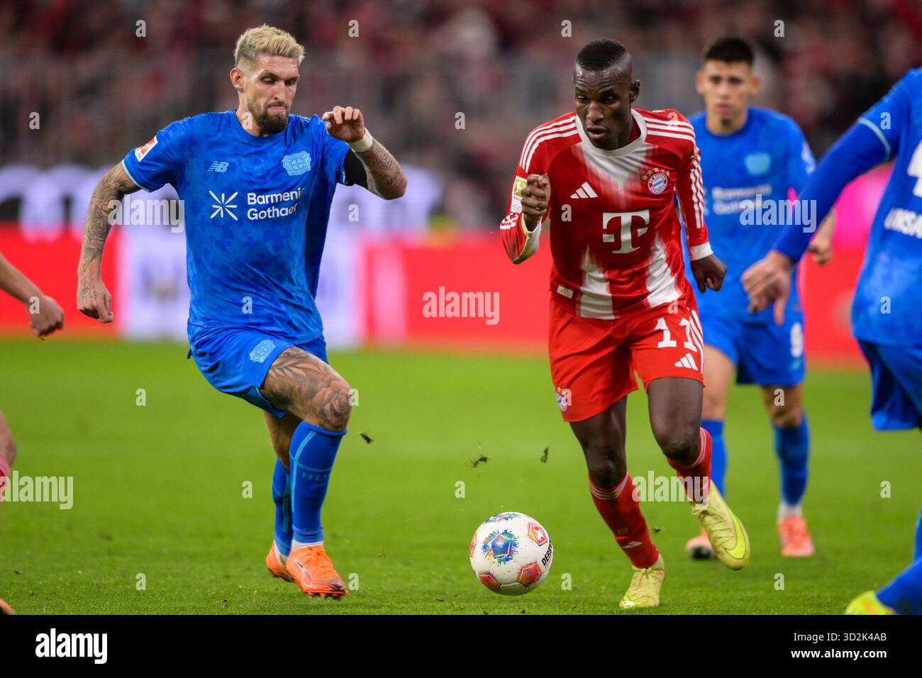 from left: Robert Andrich, Nicolas Jackson (Bayern) Munich, November 1 ...