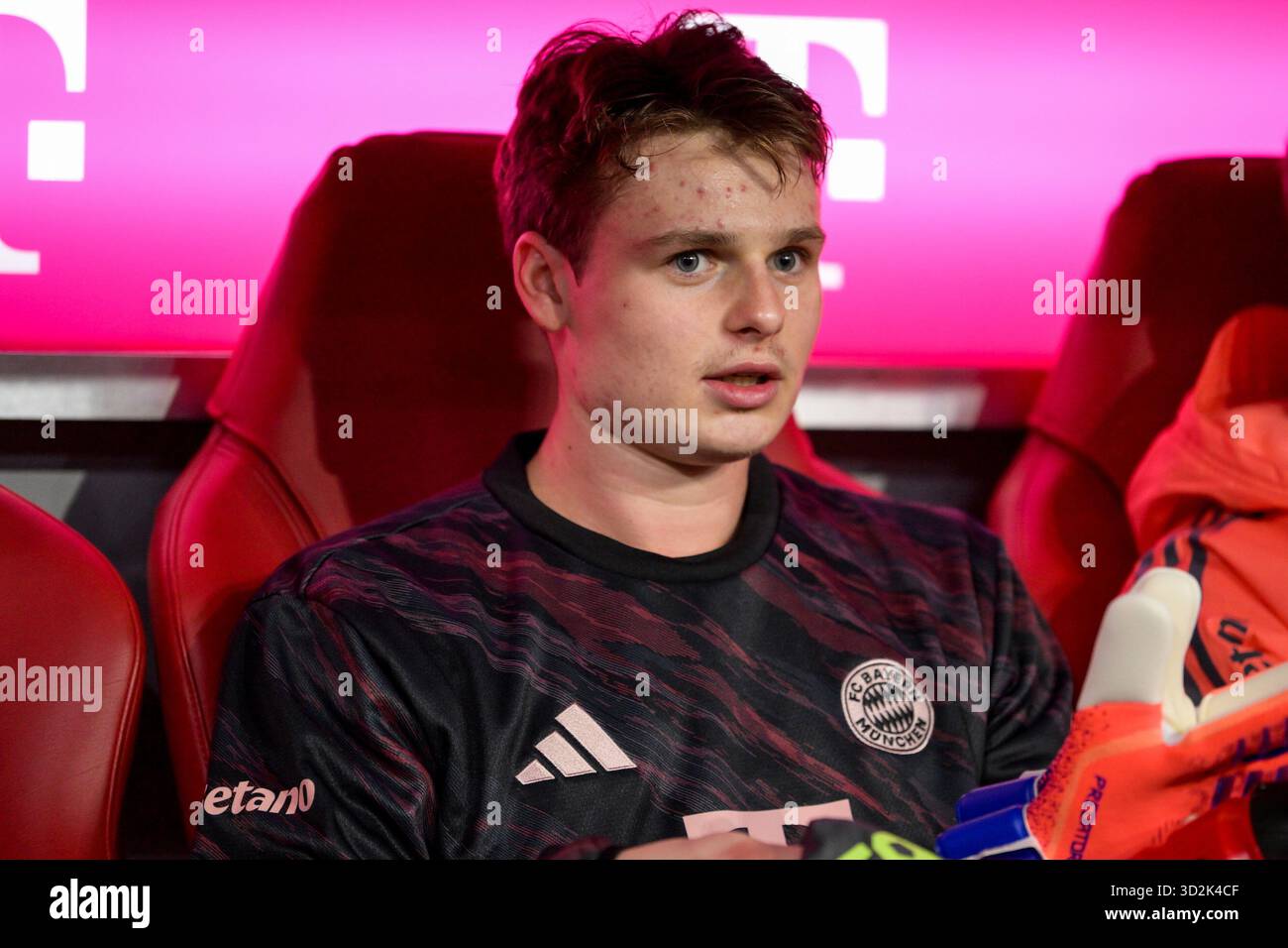 Goalkeeper Jonas Urbig (Bayern) Munich, November 1, 2025, Soccer ...