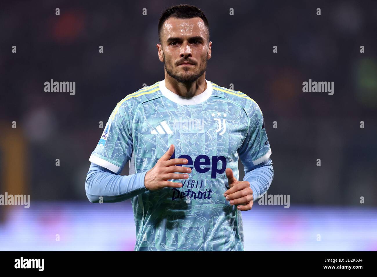 Filip Kostic of Juventus Fc looks on during the Serie A football match ...