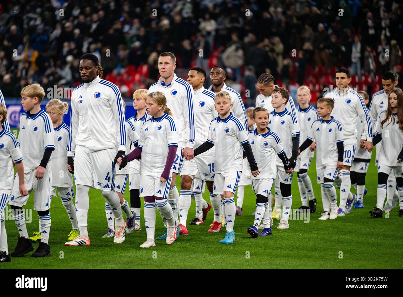 Copenhagen, Denmark. 01st, November 2025. The players of FC Copenhagen ...