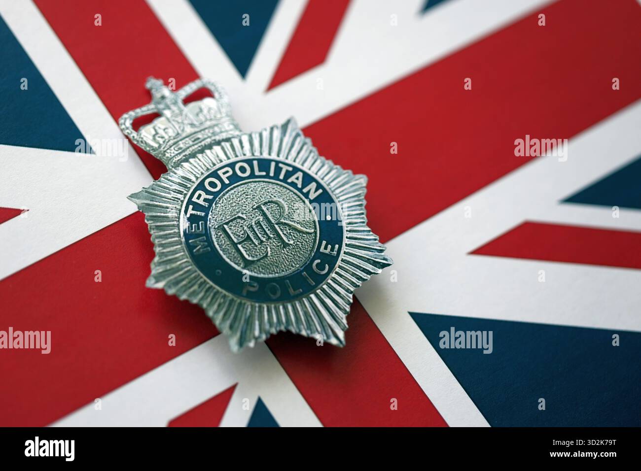 KYIV, UKRAINE - SEPTEMBER 17, 2025 UK Metropolitan Police badge on ...