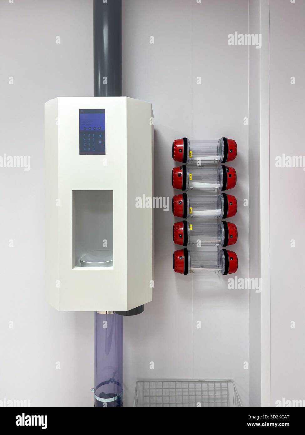 Advanced medical vacuum system designed for hospitals, showcasing a ...