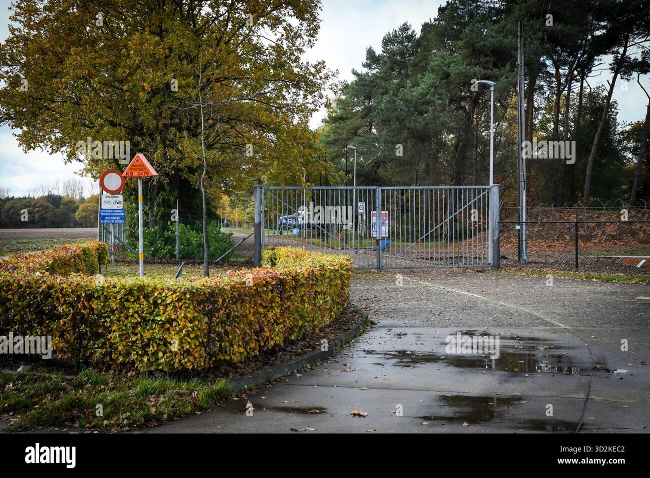 Illustration picture shows the Kleine Brogel military base, on Sunday ...
