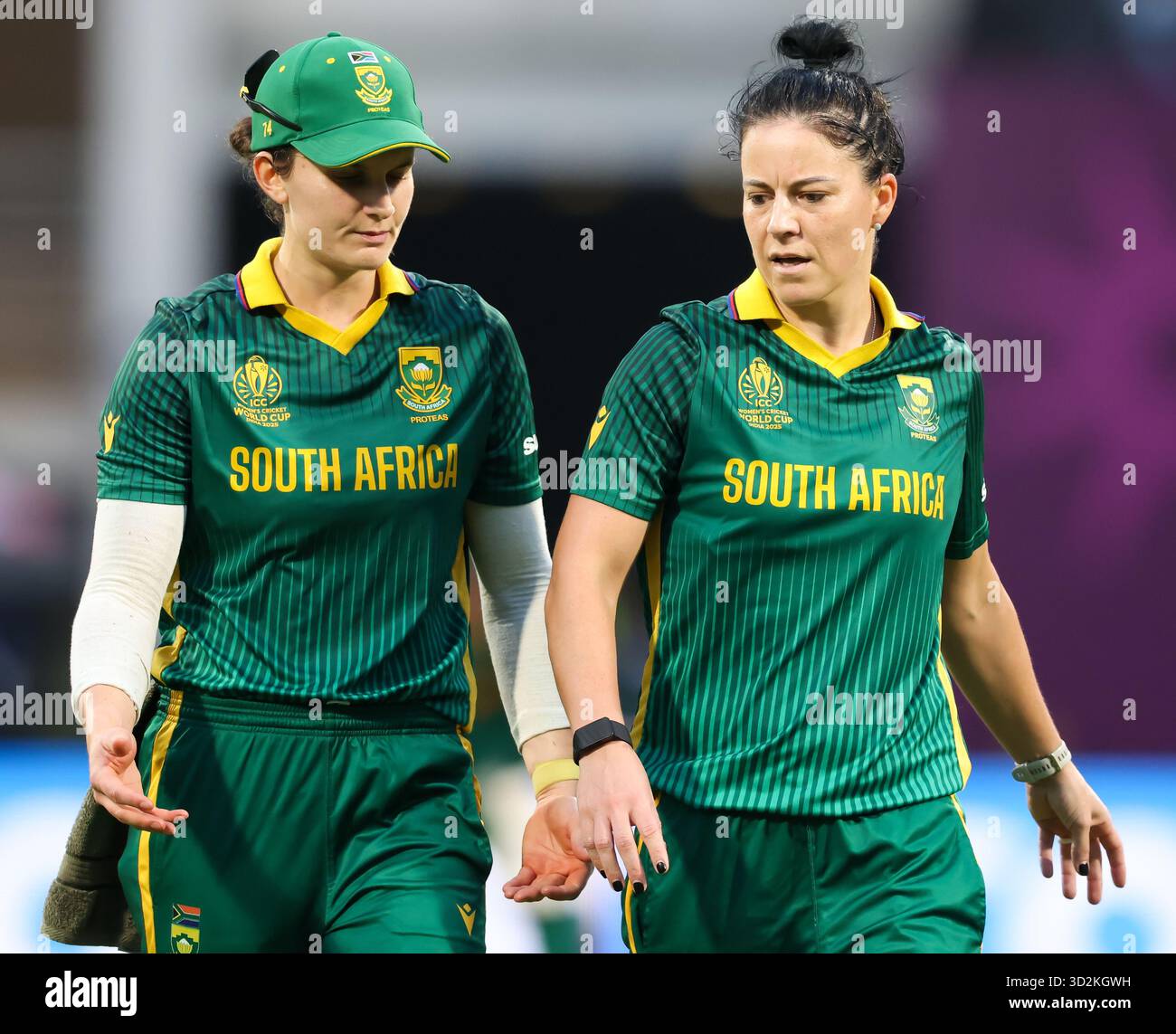 /14/ and Marizanne Kapp of South Africa during the ICC Women's ODI ...