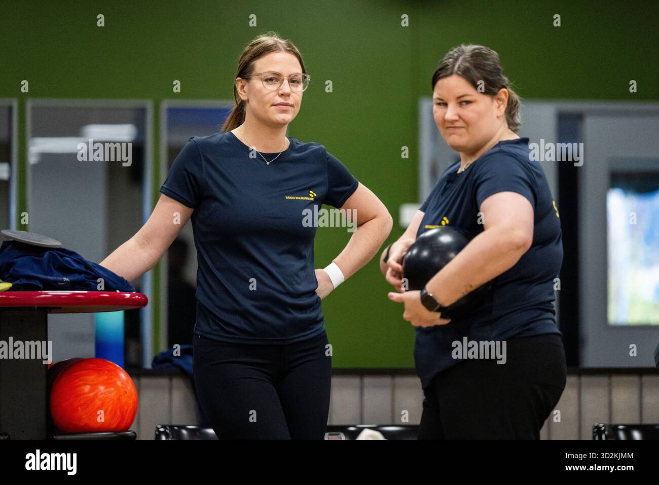 251102 Anna Andersson, Spader Dam, under ett träningspass med det ...