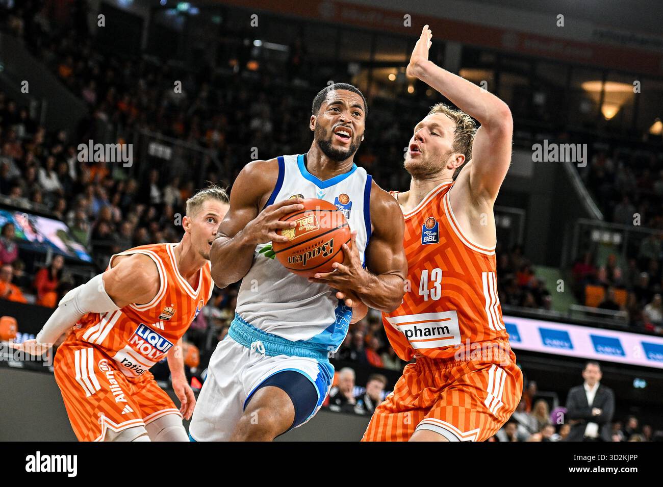 11/01/2025, ratiopharm arena, Neu-Ulm, GER, BBL, ratiopharm Ulm vs ...
