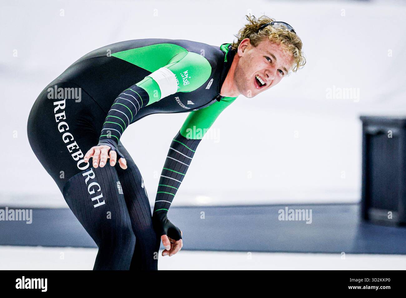 Jasper Krommenhoek looks exhausted after competing on the Men’s 10000m ...