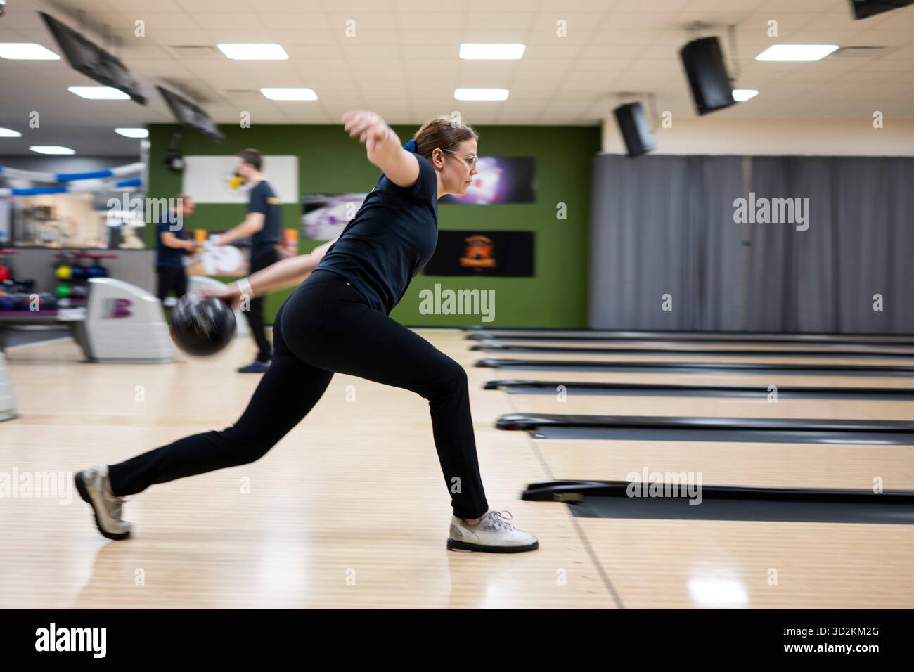 251102 Anna Andersson, Spader Dam, under ett träningspass med det ...