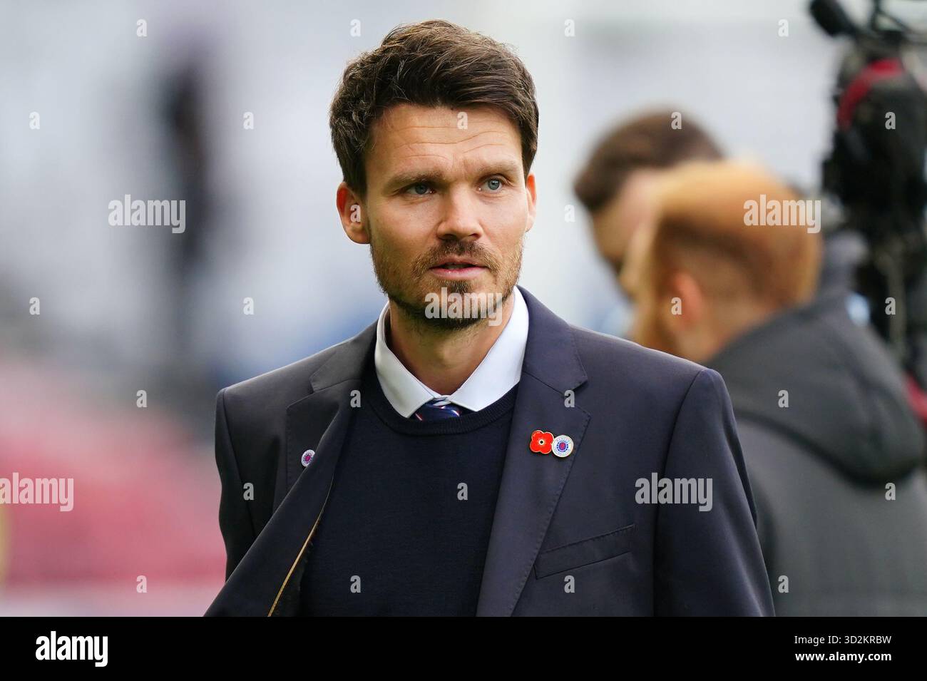Rangers manager Danny Rohl before the Premier Sports Cup Semi-final ...