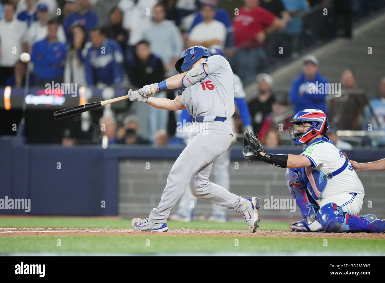 Los Angeles Dodgers' Will Smith (16) hits a solo home run against the ...