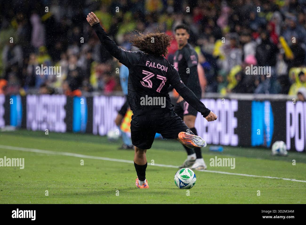 Inter Miami CF defender Maximiliano Falcon (37) kicks the ball during ...