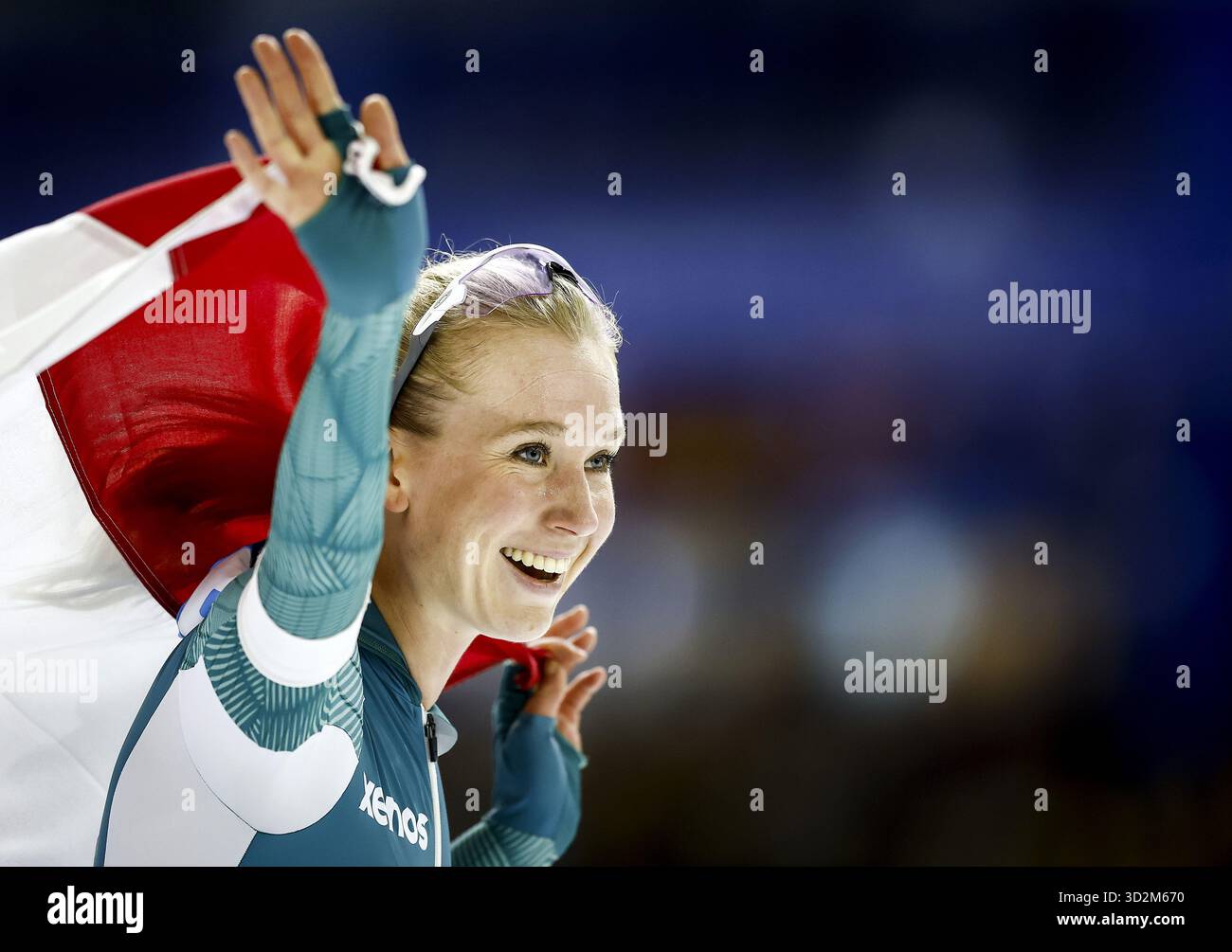 HEERENVEEN - Merel Conijn after the women's 5,000 meters during the ...