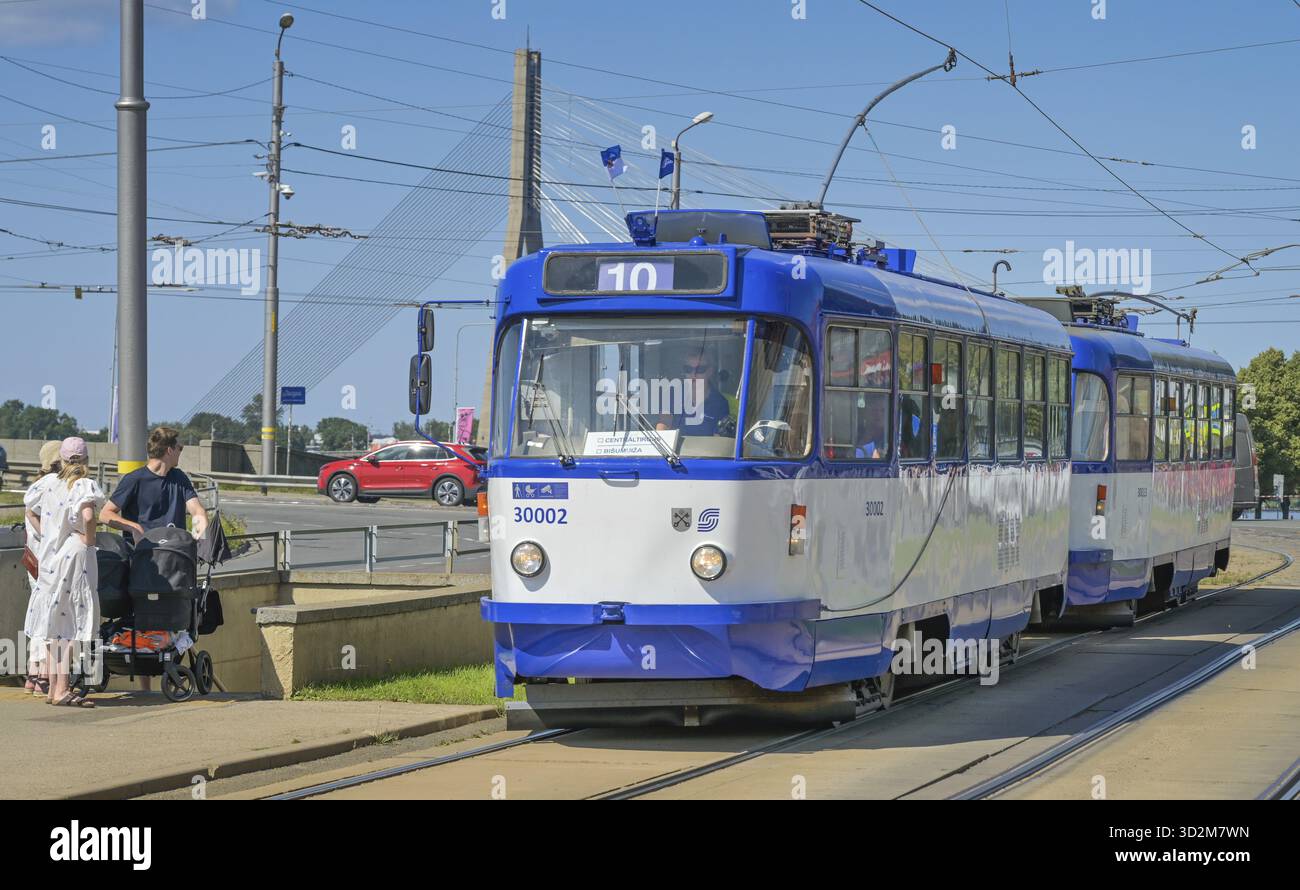 Riga tramway hi-res stock photography and images - Alamy