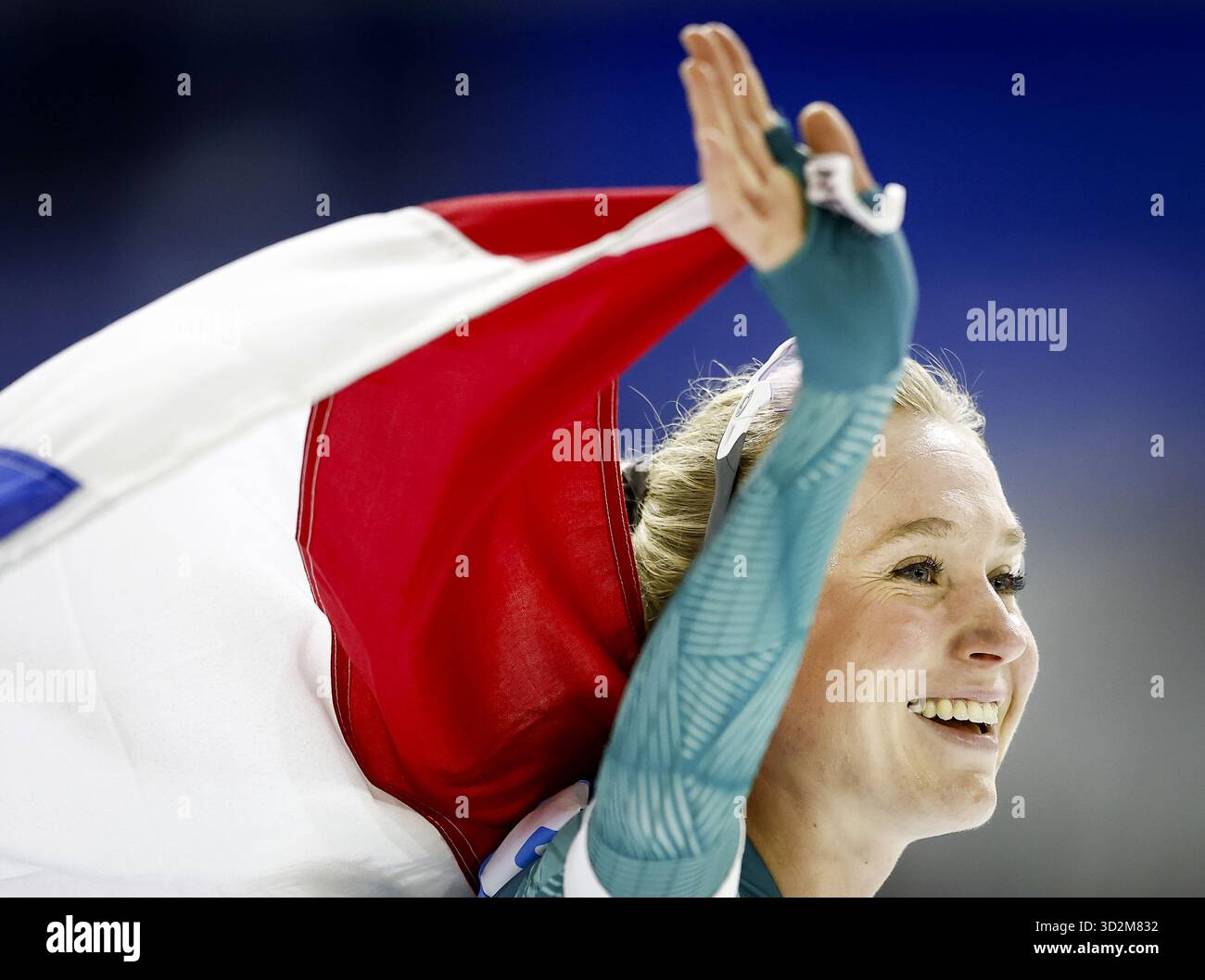 HEERENVEEN - Merel Conijn after the women's 5,000 meters during the ...