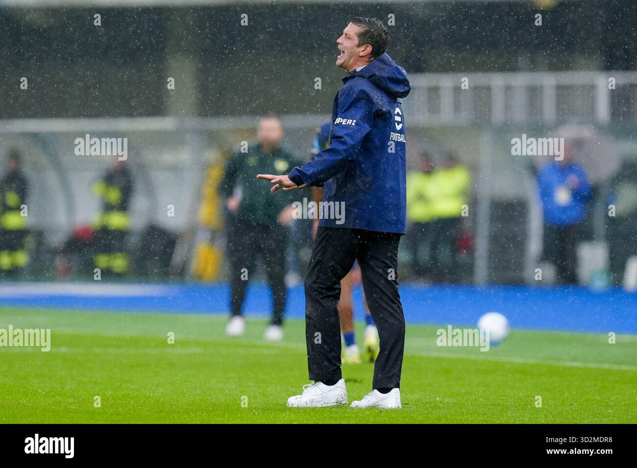 Cristian Chivu Head Coach of FC Internazionale yells during the Serie A ...