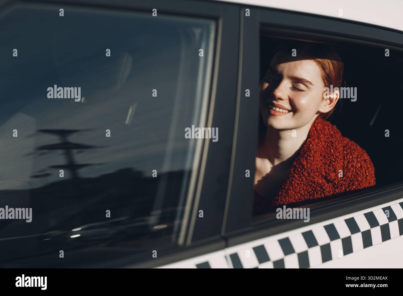 Person back of taxi hi-res stock photography and images - Alamy