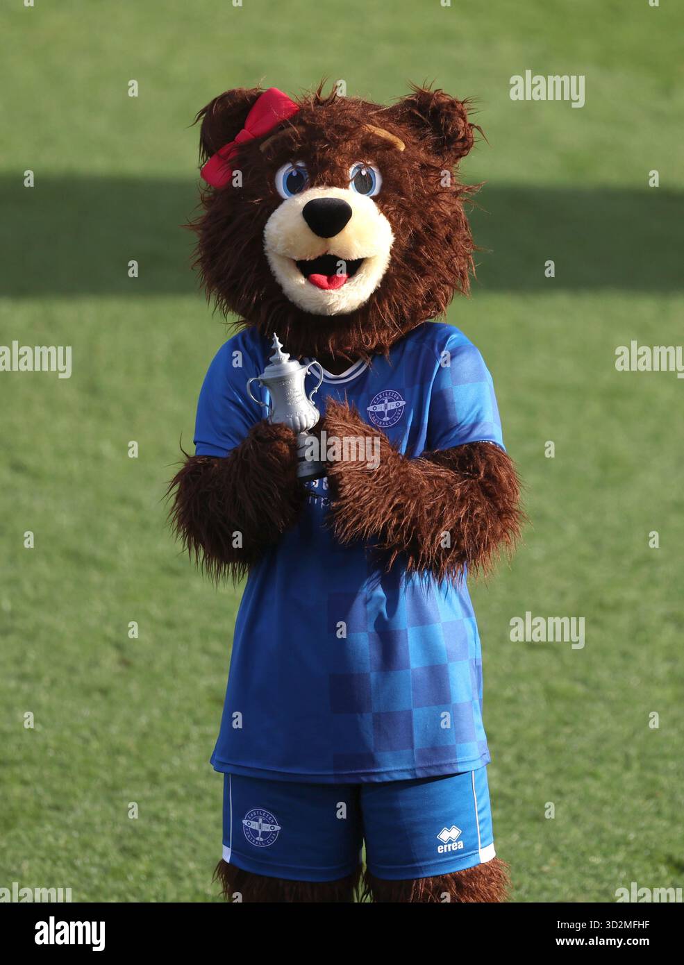 Eastleigh's mascot before the Emirates FA Cup first round match at the ...