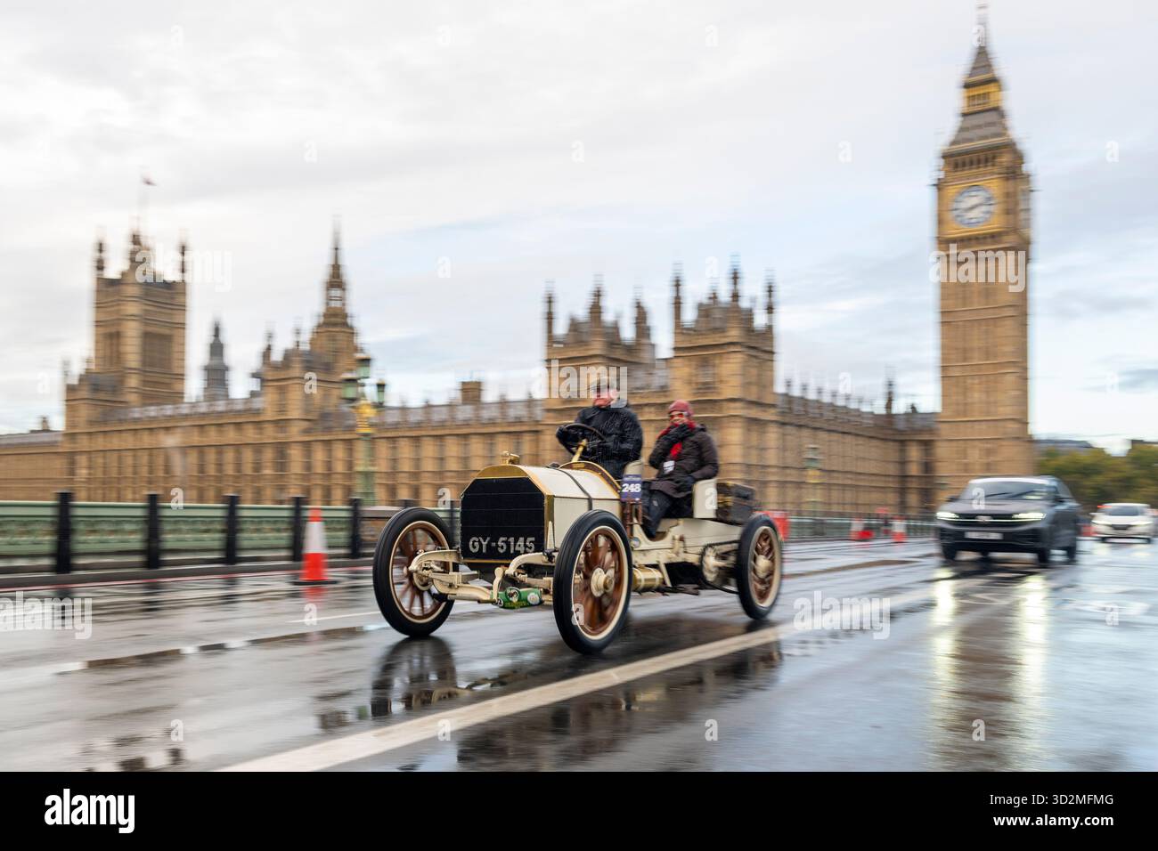 London, UK. 2 November 2025. 1903 Mercedes Simplex (owner Tim Scott ...