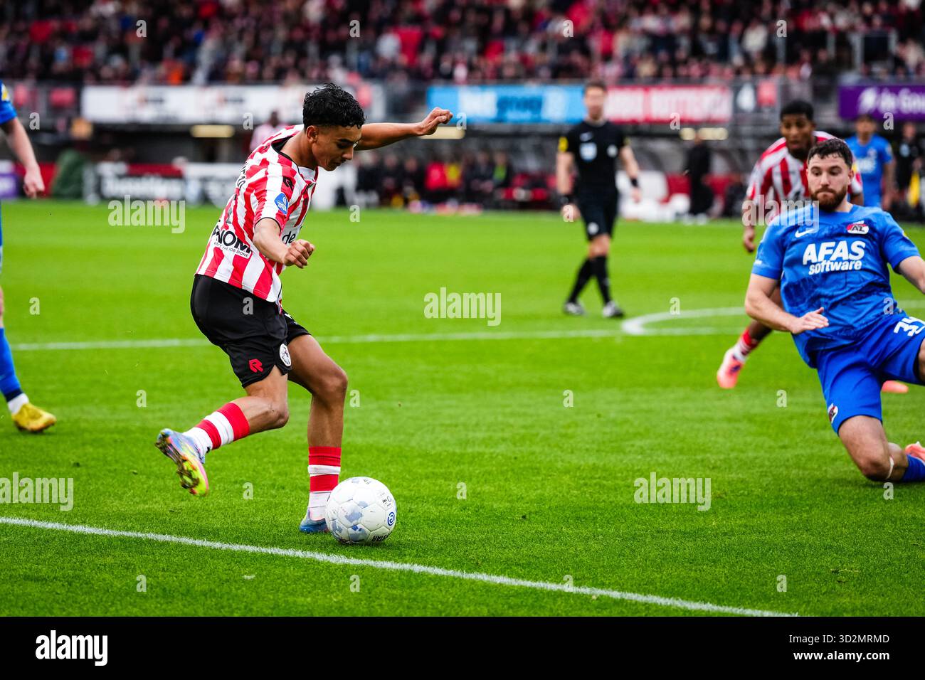 Rotterdam - Ayoub Oufkir of Sparta Rotterdam during the eleventh round ...