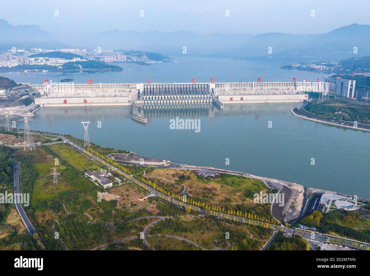 Zigui, China's Hubei Province. The Three Gorges project, the world's ...