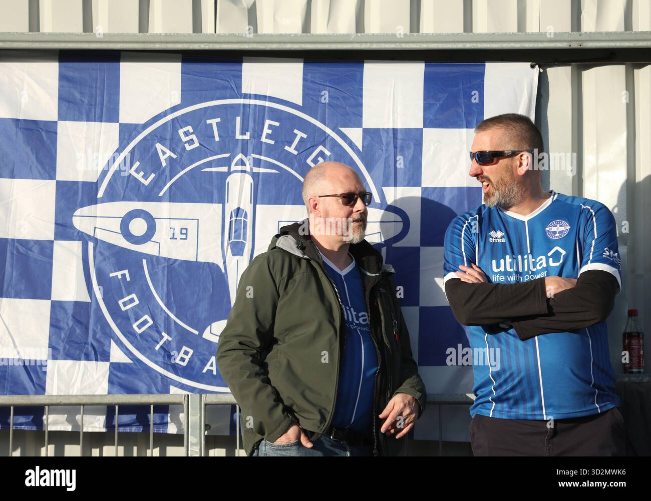 Eastleigh fans before the Emirates FA Cup first round match at the ...