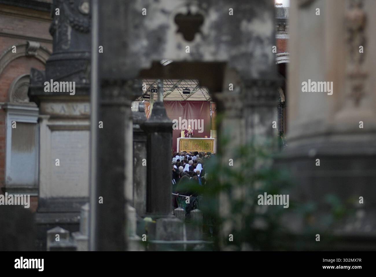 Pope Leo XIV presides over Mass on All Souls' Day inside the Verano ...