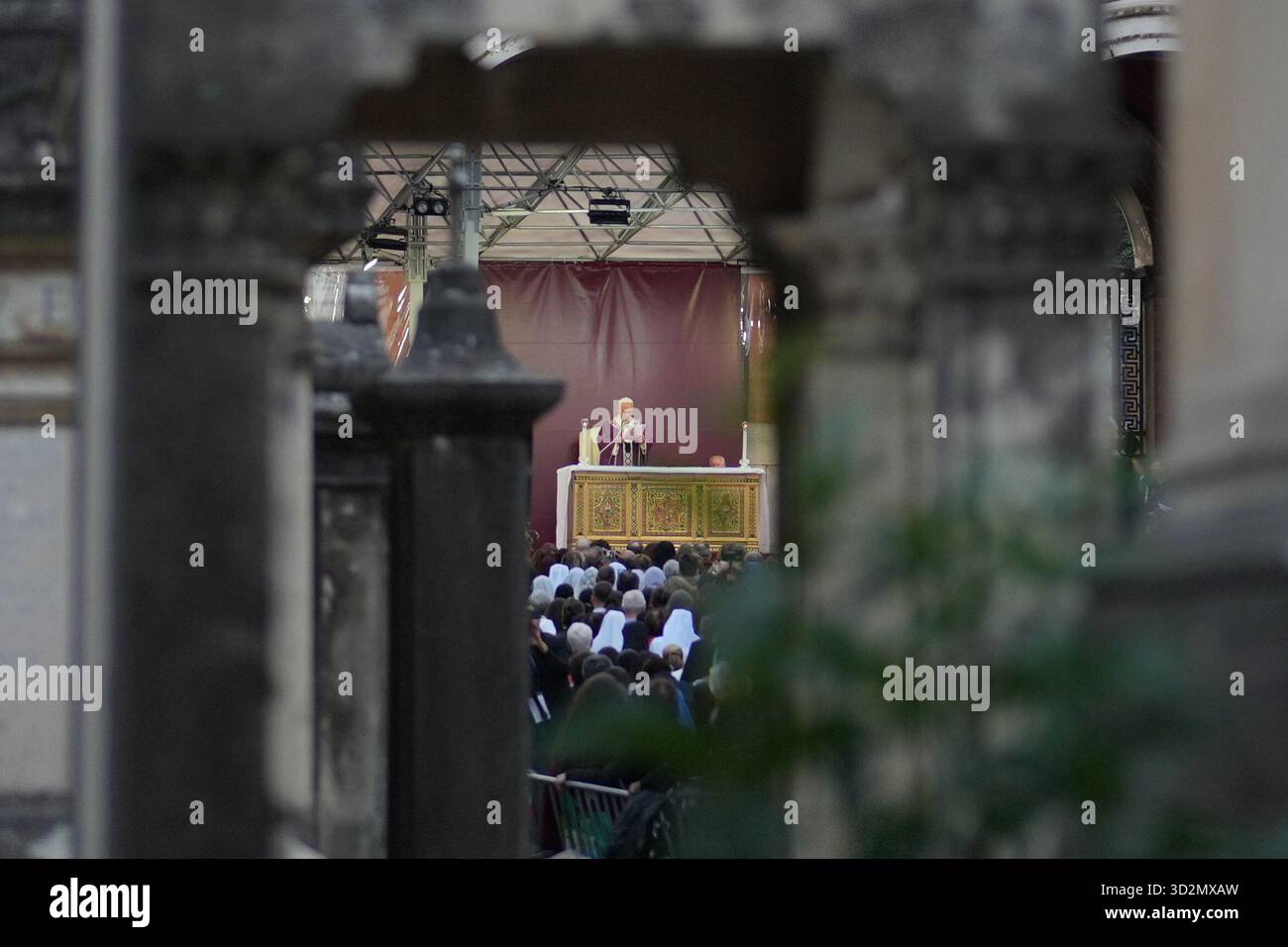 Pope Leo XIV presides over Mass on All Souls' Day inside the Verano ...