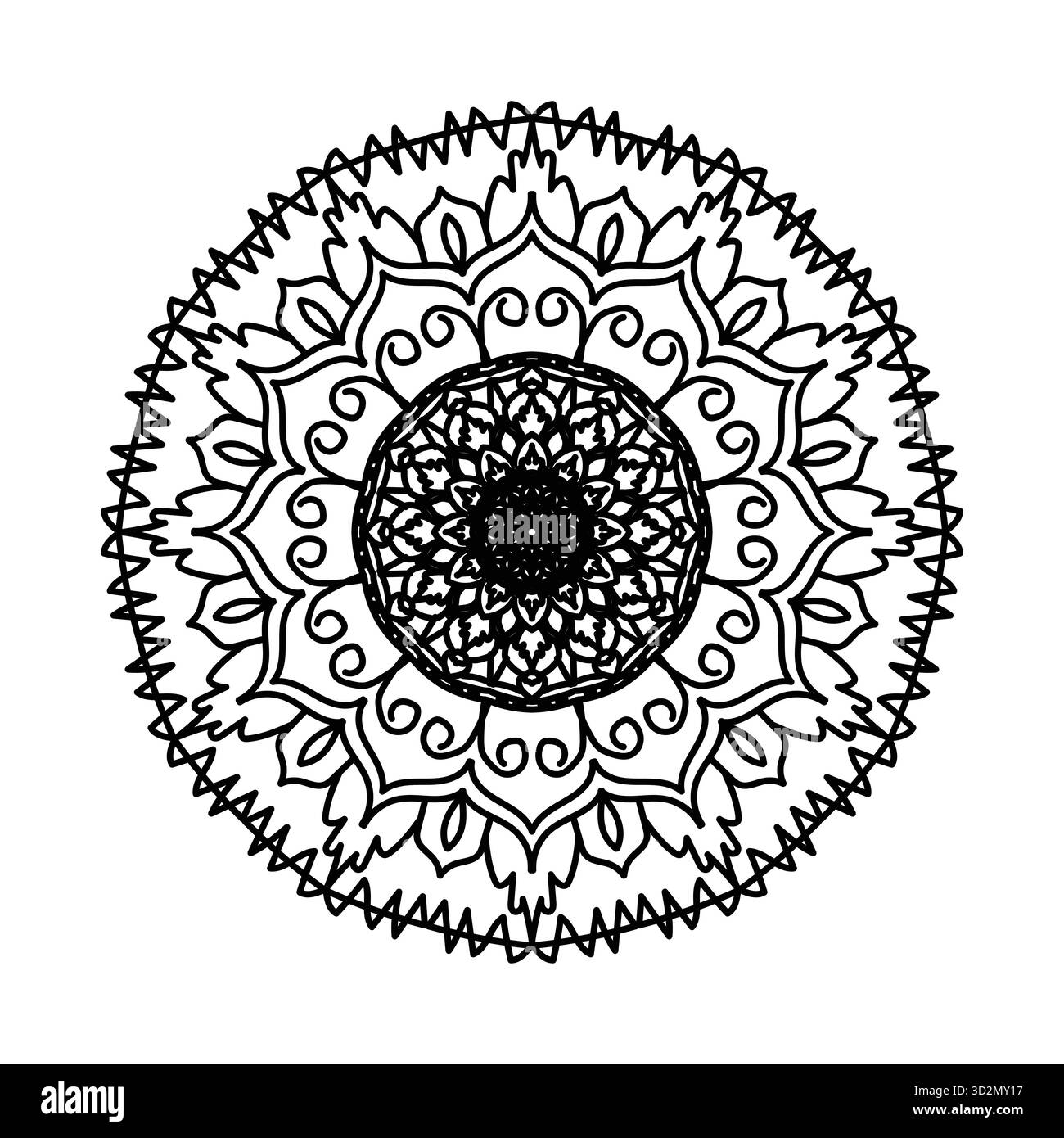 Central ornate design Cut Out Stock Images & Pictures - Alamy