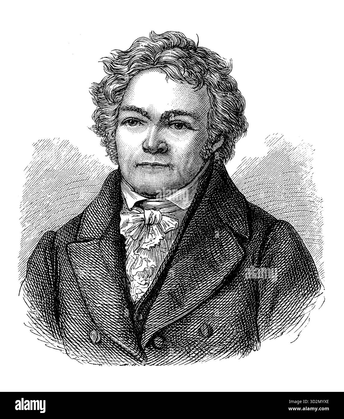 Portrait of Alois Senefelder, inventor of lithography — the man who ...