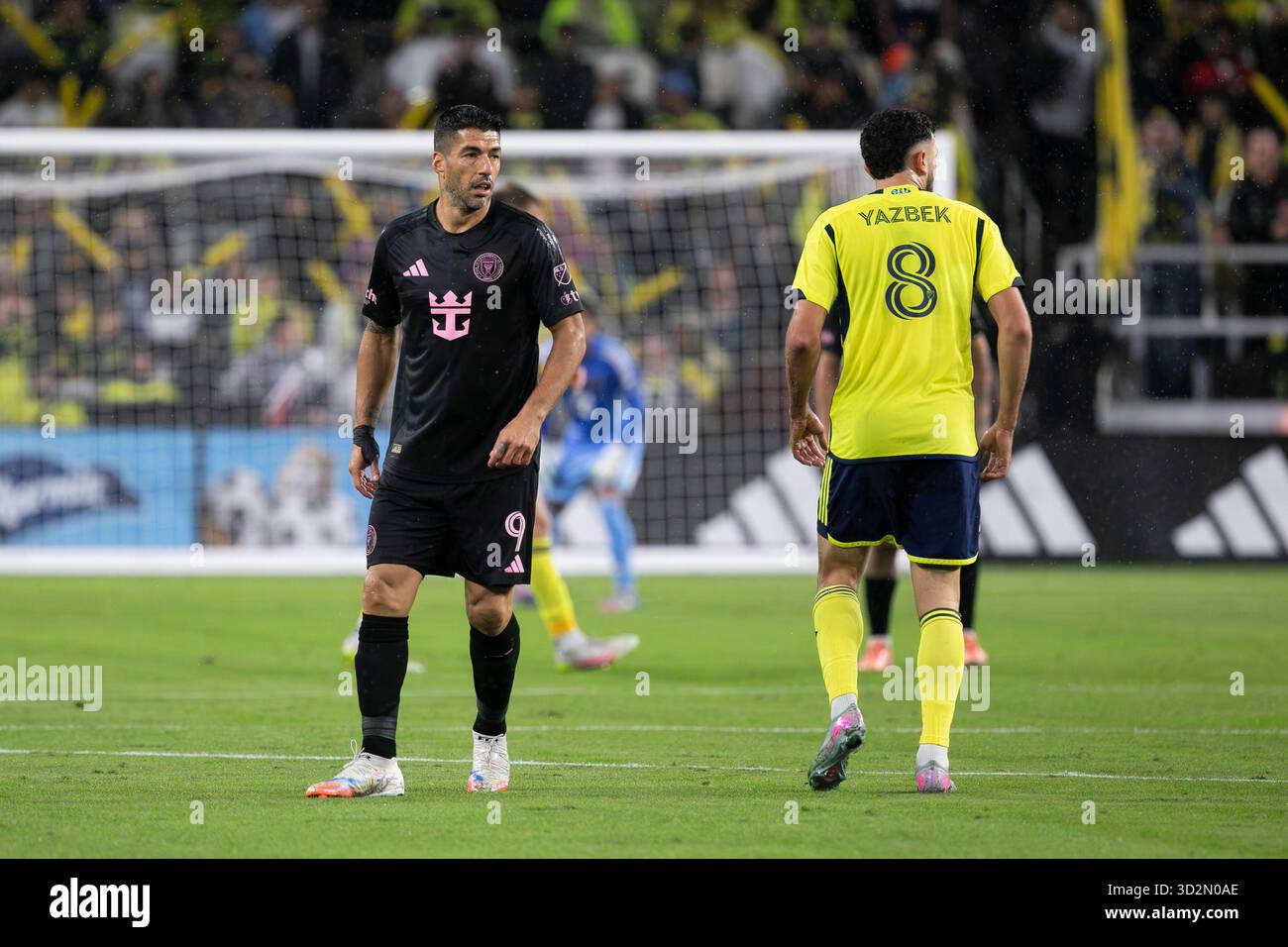 Inter Miami CF forward Luis Suarez (9) during the first half of the ...