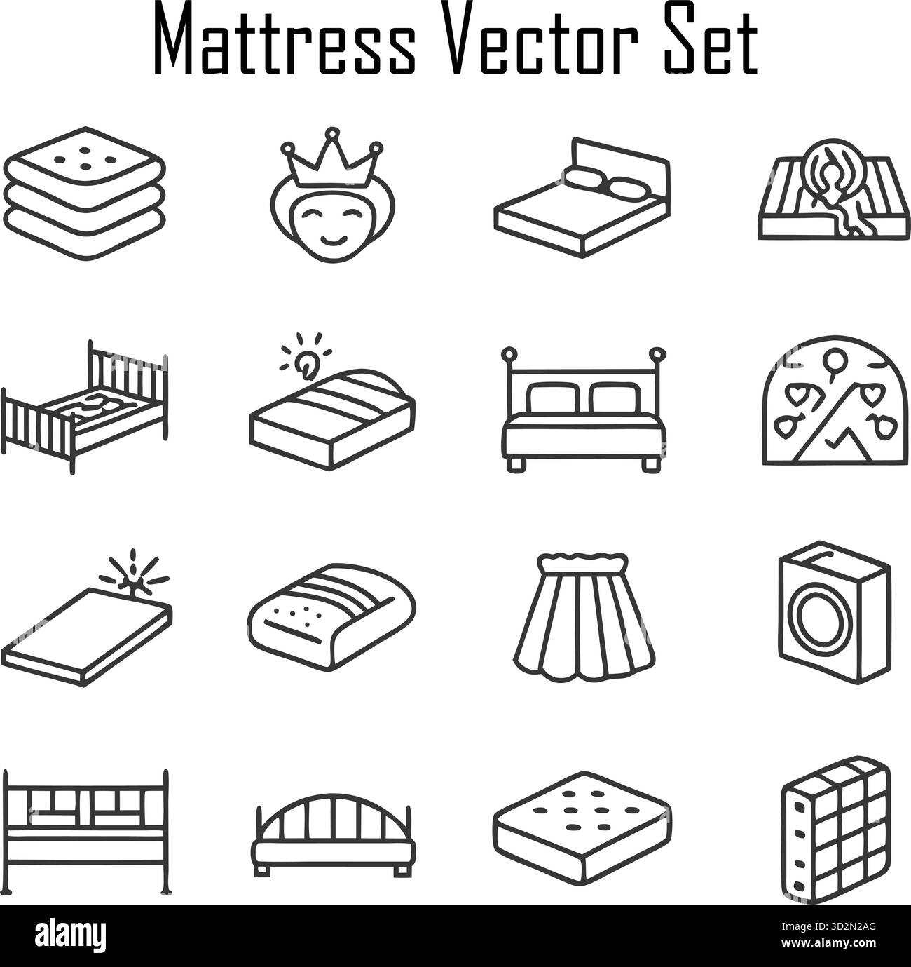 Bedroom concept in bed Black and White Stock Photos & Images - Alamy